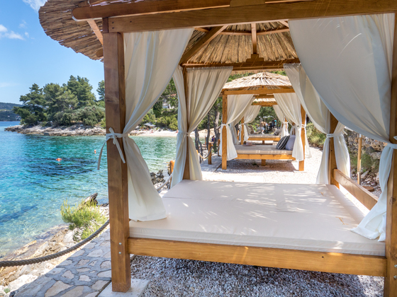 ECO Sunny Side Beach House - Beachfront luxury vacation house Korcula ...